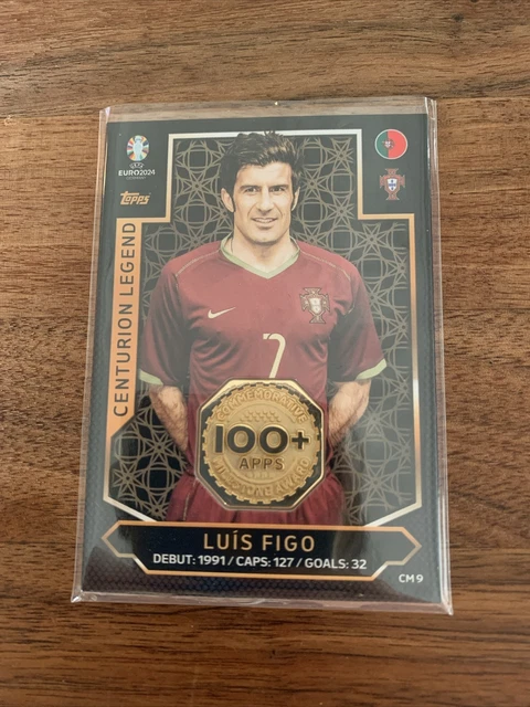 UEFA EURO 2024 Match Attax RELIC CARD Centurion LEGEND LUIS FIGO #CM9 £ ...