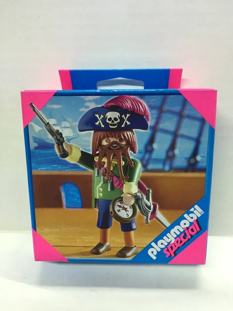 PLAYMOBIL SPECIAL 4654 Pirati CAPITANO PIRATA Con Bussola MIB, 2005 EUR ...