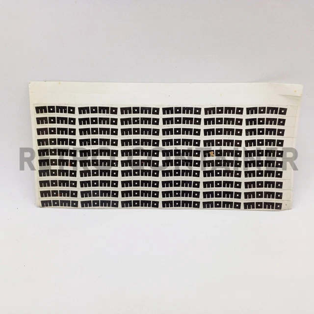 ADESIVO VINTAGE STICKER Aufkleber 80's - MOMO Racing Wheels Cars Anni ...