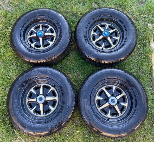 FORD CORTINA MK2 Rostyle Wheels X4 New Tyres 185/70/13 £350.00 ...
