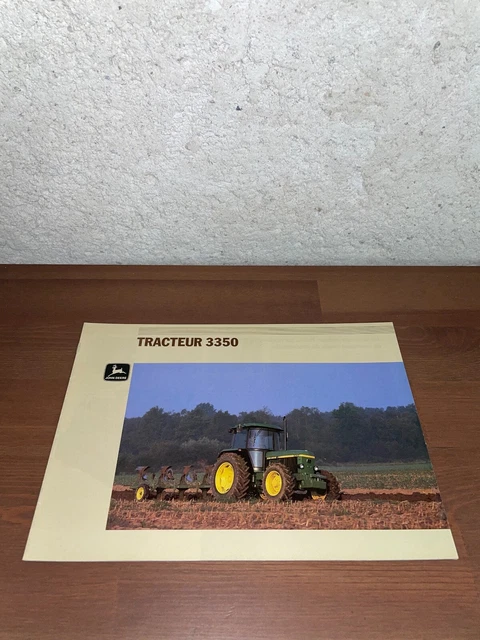 BROCHURE PROSPEKT PROSPECTUS TRACTEUR JOHN DEERE 3350 tractor-traktor-mc cormick EUR 5,99 ...