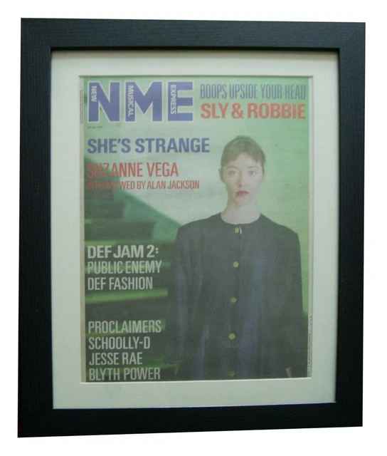SUZANNE VEGA+RARE ORIGINAL 1987 Vintage Nme+Poster+Framed+Express ...