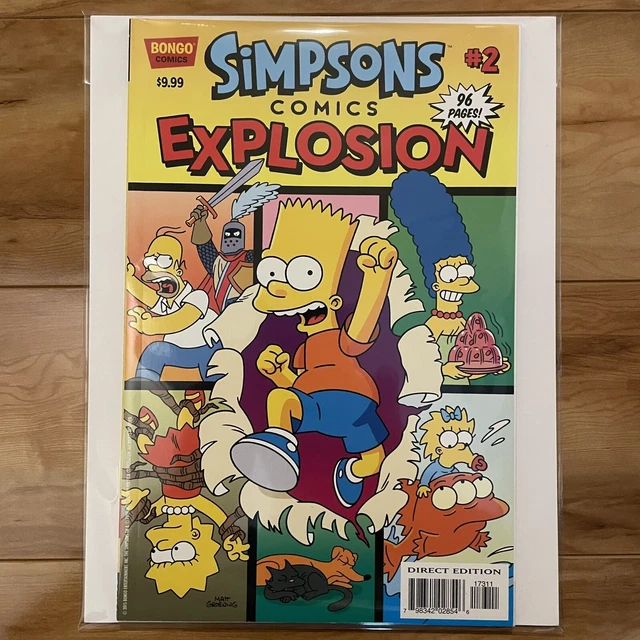 THE SIMPSONS COMICS Explosion #2 Bongo Comics 2014 Bart Homer Marge ...