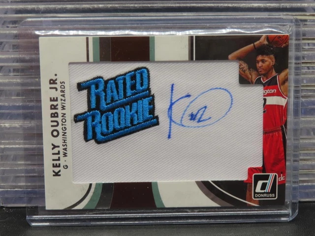 2015-16 DONRUSS KELLY Oubre Jr Rated Rookie Patch Autografo RC #34 EUR ...