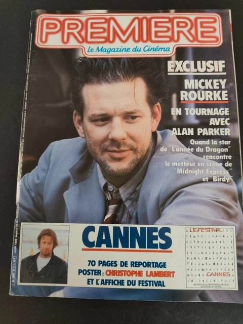 MAGAZINE PREMIÈRE NUMÉRO 111 Juin 86 Mickey ROURKE Cannes EUR 5,00 ...