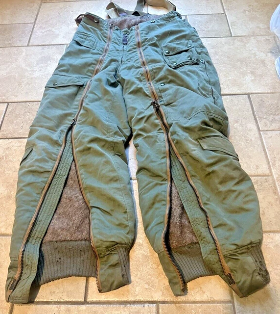 WW2 USAAF A-11A Heavy Flight Trousers w/ Suspenders Size 30 MFG LSL ...