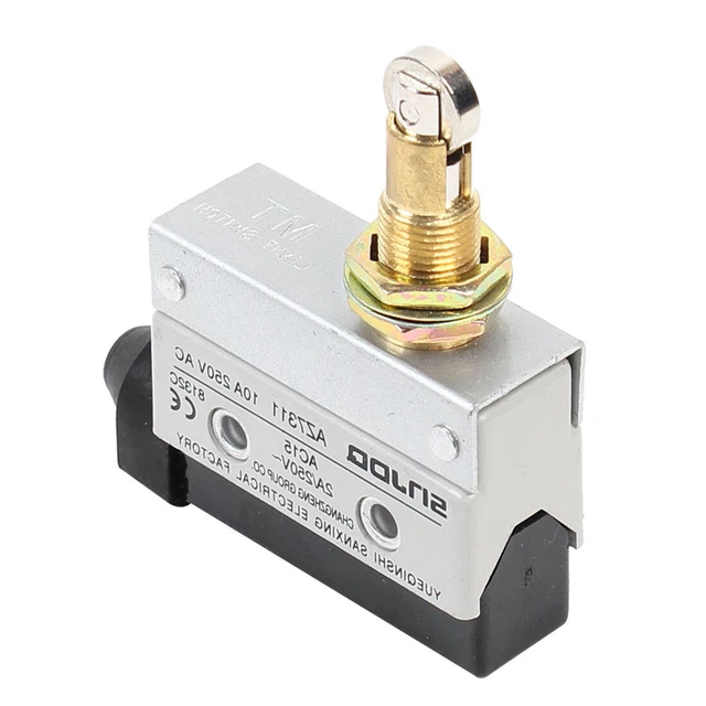 SNAP ACTION SPDT Roller Plunger Micro Limit Switch 250V Plunger Type £9 ...