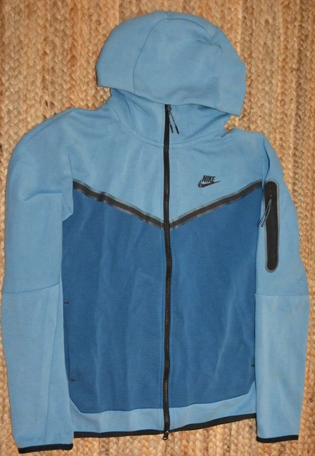 NIKE SPORTSWEAR TECH Fleece Full-Zip Hoodie - Dutch Blue, Medium £59.99 ...