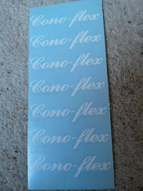 CONOFLEX STICKER/LABEL/DECAL (FISHING re-build,) THESE ARE THE WHITE ...