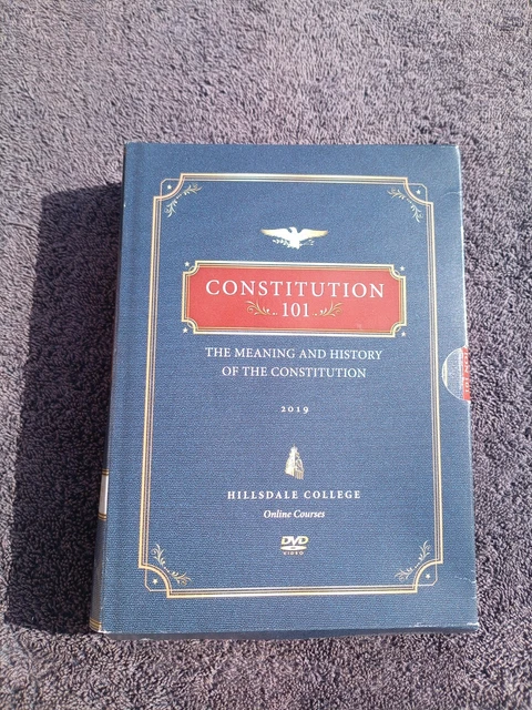 CONSTITUTION 101: THE Meaning + History of 6-DVD Set Hillsdale College ...