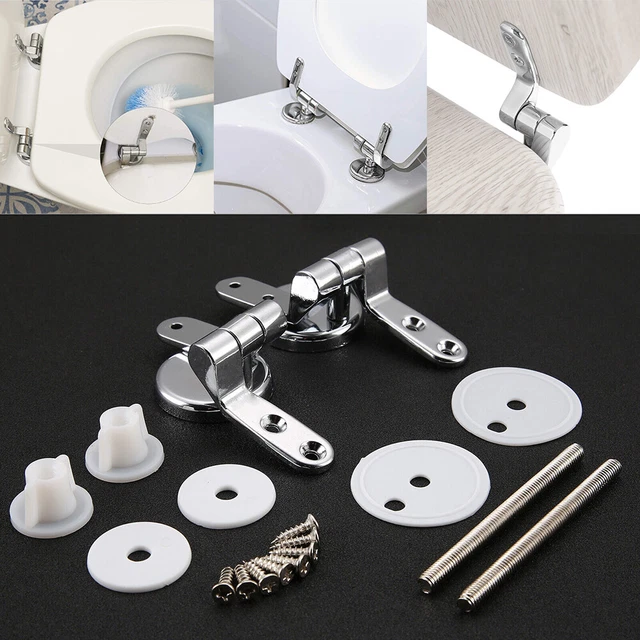 SCHARNIERE BEFESTIGUNG SET für Toilettensitz Toilettendeckel WC Sitz Klo Deckel EUR 9,99 ...