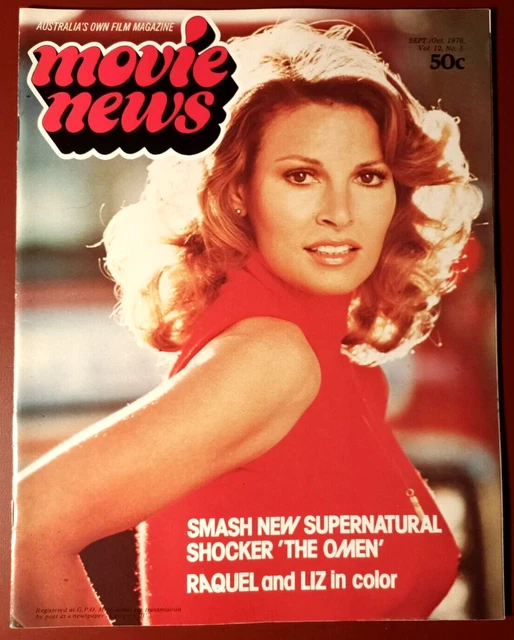 MOVIE NEWS: SEPT/OCT, 1976 - Australian Magazine / Raquel Welch, The ...