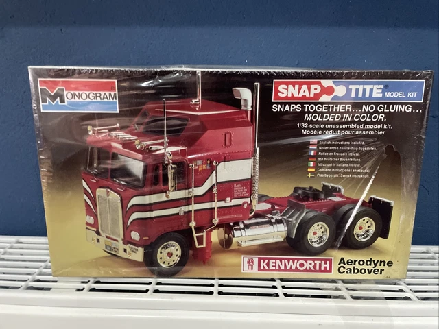 MONOGRAM - KENWORTH - Aerodyne Cabover Model Kit - Snap Tite 1/32 Scale ...