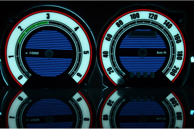 FORD TRANSIT GLOW Gauge Plasma Dials Speedometer Glow Shift Indicators ...