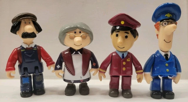 POSTMAN PAT FIGURES Bundle - Cat Mrs Goggins Ted Movable Figure 8.5 cm ...