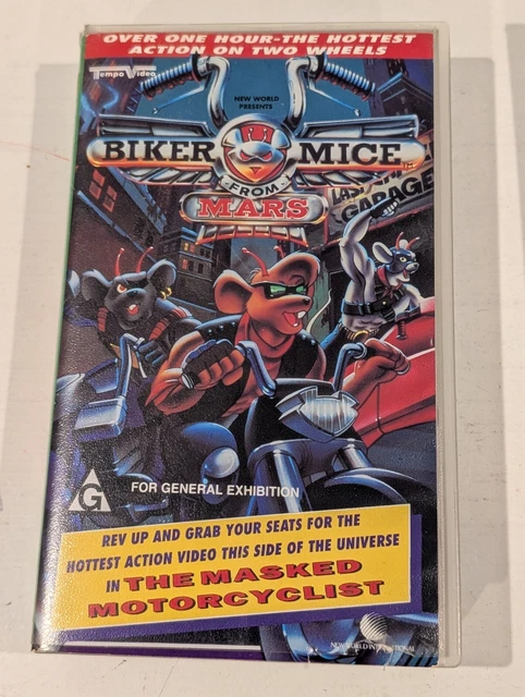 BIKER MICE FROM Mars - The Masked Motorcyclist - VHS - VCR Video Tape ...