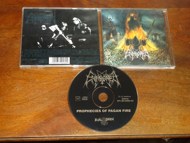 ENTHRONED - PROPHECIES Of Pagan Fire (Evil Omen 1995) First Press EUR ...
