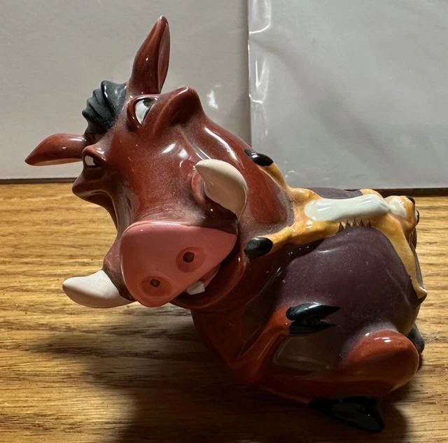 DISNEY 4 INCH Lion King PUMBA and TIMON ceramic figure £3.88 - PicClick UK