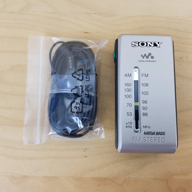 SONY WALKMAN SRF-S84 Mega Bass Fm/Am Radio Tascabile Personale Piccola ...