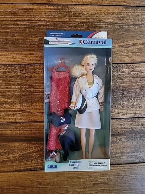 NEW CAPTAIN CARNIVAL Cruise Doll Barbie Daron Worldwide DA1029 ...