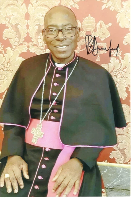 ORIGINAL SIGNIERTES FOTO Ignace Cardinal Bessi Dogbo - Kardinal Abidjan ...