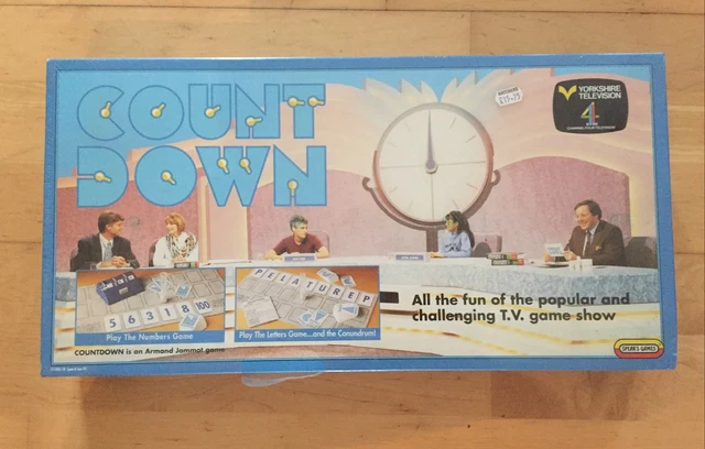 COUNTDOWN BOARD GAME Vintage 1993 Unopened Oringal Packaging Spears ...