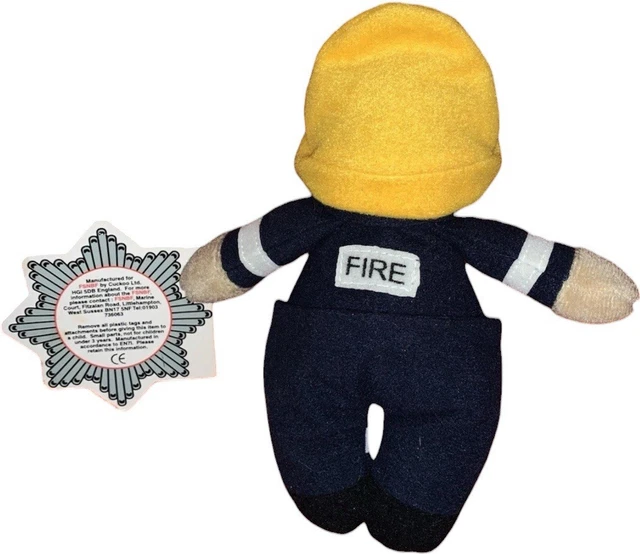 VINTAGE FIRE FIGHTERS Official Mascot Blaze The Bear Plush Soft Toy ...