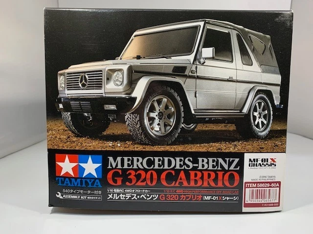 TAMIYA MERCEDEZ-BENZ G320 Cabrio 1/10 Scale RC Car Kit 58629 £210.00 ...