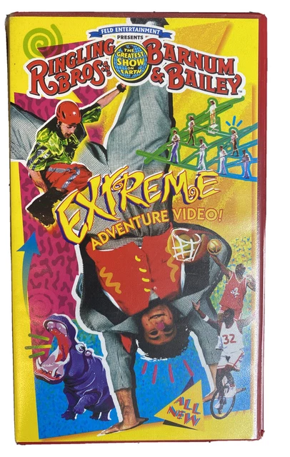 RINGLING BROS AND BARNUM & BAILEY CIRCUS 1997 EXTREME ADVENTURE VHS £4. ...