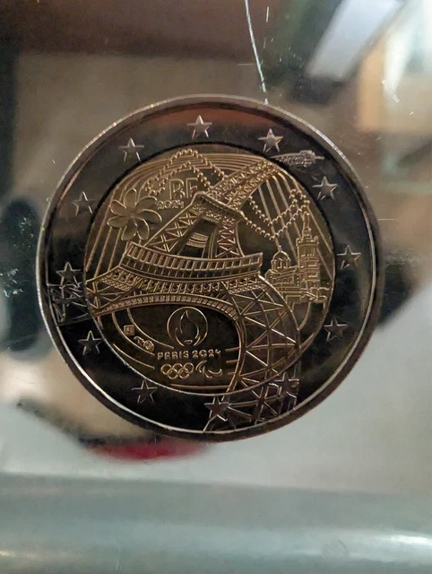 PIÈCE 2 EUROS jo 2024 JEUX OLYMPIQUES DE PARIS 2024 PIÈCE EUR 50,00 - PicClick FR