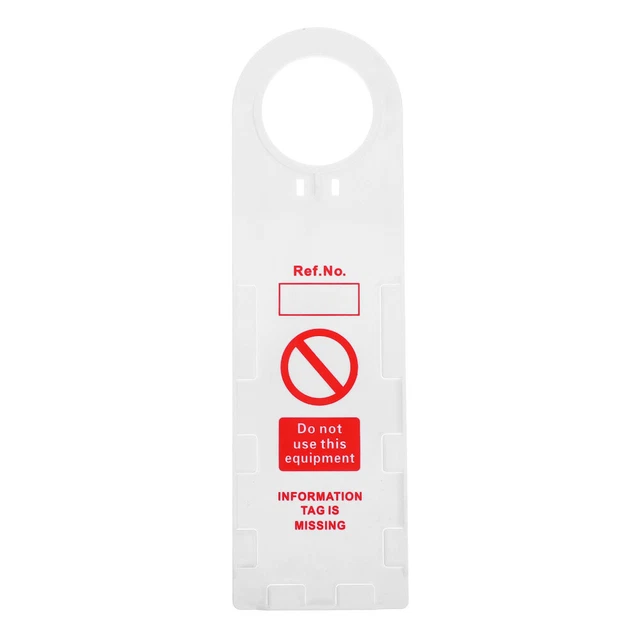 SCAFFOLD SAFETY TAG Writable Warning Label for Construction Sites ...