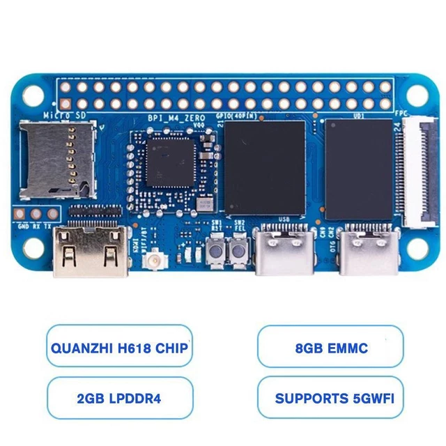BANANA PI BPI-M2 Zero Quad Core Development Board Single-board Computer ...