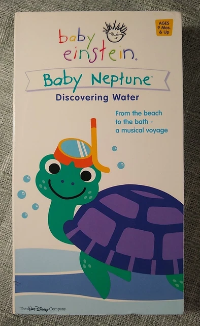 DISNEY’S BABY EINSTEIN Baby Neptune Discovering Water, VHS Tape, Infant ...