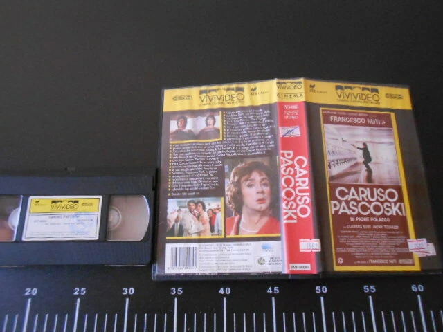 VIDEOCASSETTA CARUSO PASCOSKI ,VHS Francesco Nuti, Clarissa Burt, Rick ...