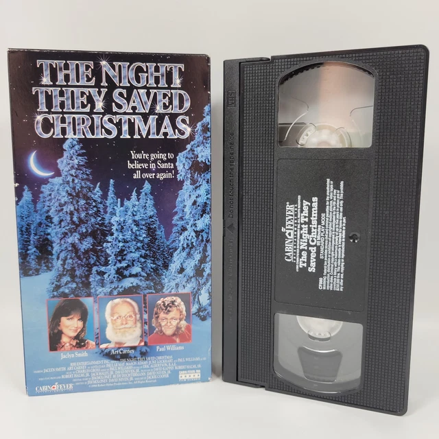 THE NIGHT THEY Saved Christmas VHS 1984 Jaclyn Smith Art Carney Paul ...