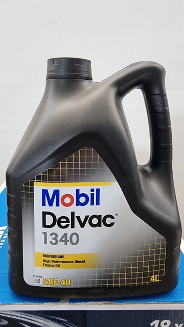 MOBIL DELVAC 1340 OLIO UNIGRADO HD SAE 40W PER MOTORI DIESEL ANCHE ...