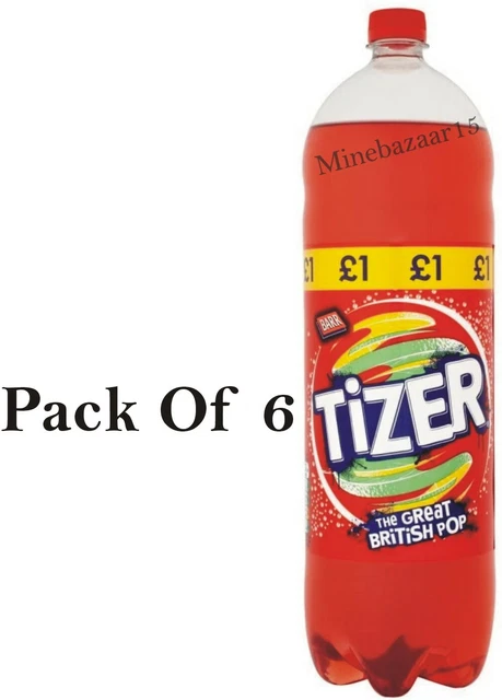 BARR TIZER SOFT Drink Fizzy Soda Bottle - 2 Litre - Pack Of 6 £14.49 ...