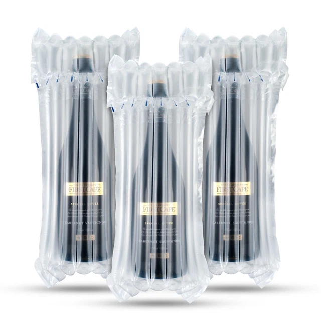 INFLATABLE WINE BOTTLE Air Bubble Bag Packaging Protective Cushion ...