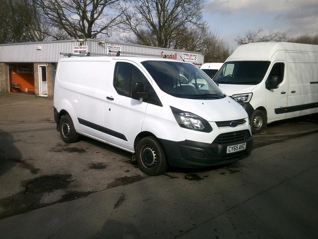 FORD TRANSIT CUSTOM 2.2 TDCi,2015,65 REG,WHITE,ONLY 105k,LONG MOT,VERY ...