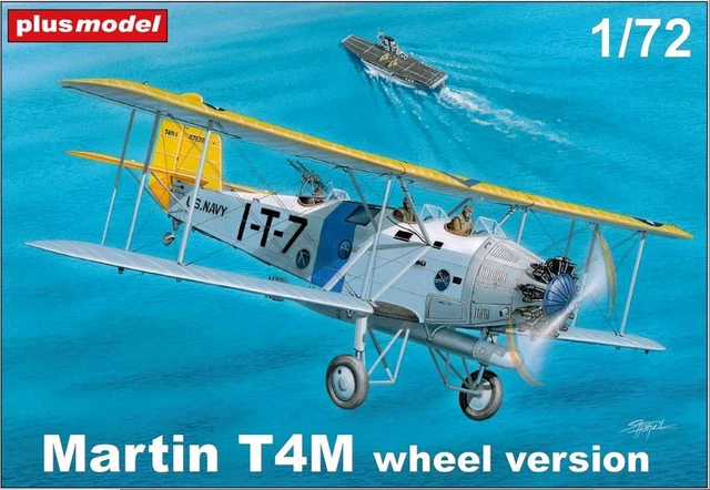 PLUS MODEL 1/72 US Martin T4M Torpedo Plane Wheel Version $49.50 ...