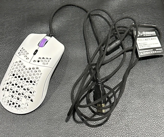 GLORIOUS MODEL O Wired PC Gaming Mouse-Matte White with Glorious Mouse ...