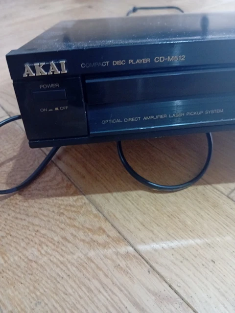 VERY RARE VINTAGE AKAI cd player CD-M512 £35.00 - PicClick UK