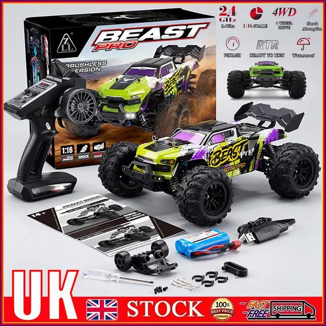 OFF-ROAD RC CAR 4WD 40KM/H High Speed Remote Control Trucks Monster ...