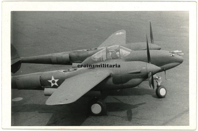 ORIG. US FOTO Flugzeug Lockheed P-38 Lightning Bomber USAAF in Amerika ...