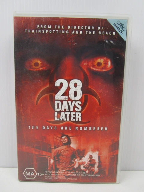 28 DAYS LATER, Horror, Naomie Harris, VHS Tape, Vintage Video, Movie ...