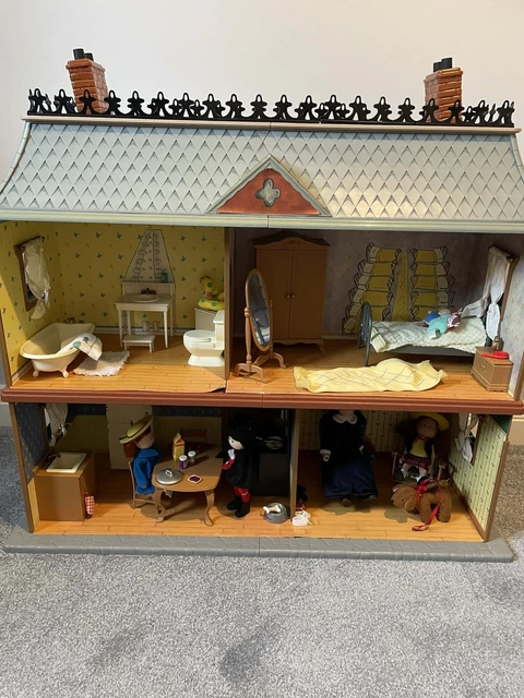 RARE EDEN MADELINE House with Furniture & Dolls £104.70 - PicClick UK