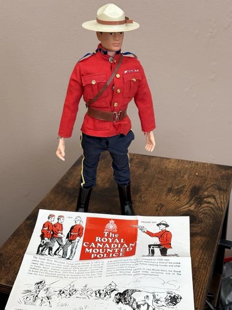VINTAGE ACTION MAN Royal Canadian Mountie Items - No Figure Included £ ...