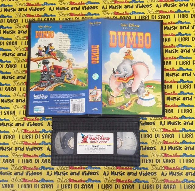 VHS ****FILM DUMBO 1992 ANIMAZIONE WALT DISNEY I CLASSICI VS 4357 (F40 ...