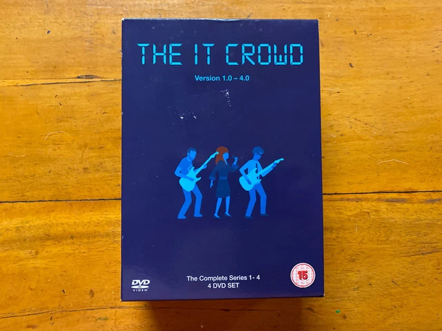 THE IT CROWD dvd Complete Series 1-4 Box Set Free Tracked Post Region 2 ...