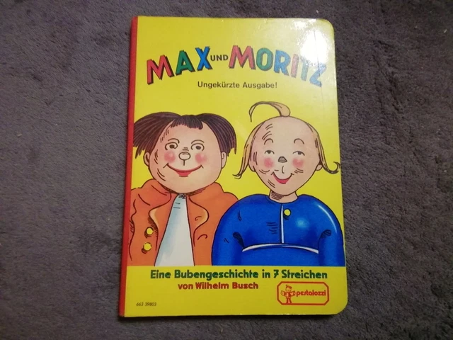 WILHELM BUSCH, MAX Und Moritz, Eine Bubengeschichte In 7 Streichen EUR ...